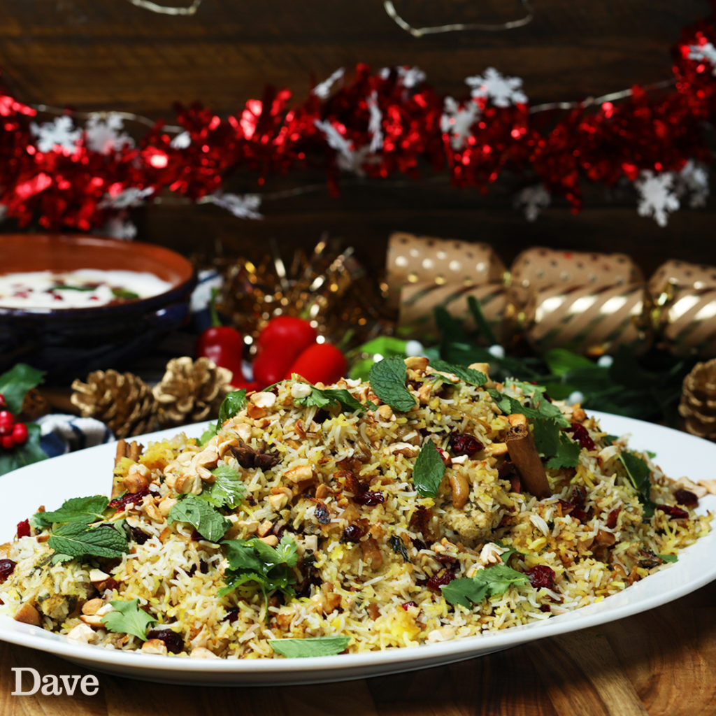 Christmas Curry Turkey Biryani Recipe | Twisted
