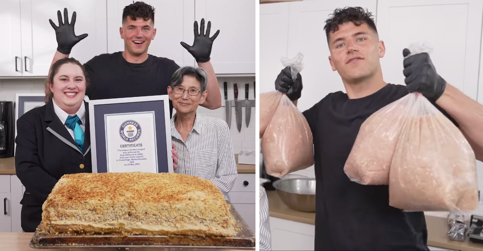 Guinness World Record set for the largest chicken nugget