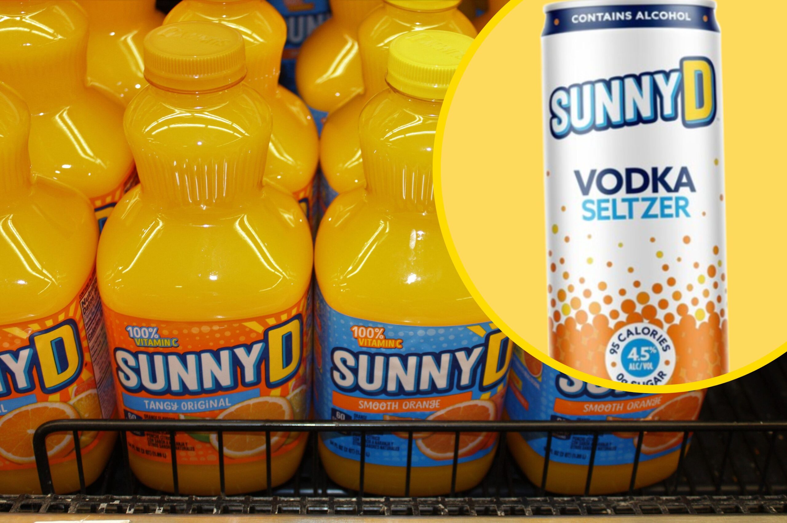 SunnyD just dropped a new alcoholic seltzer