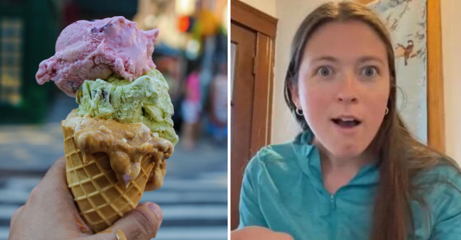 Woman sparks debate after refusing to tip for ice cream