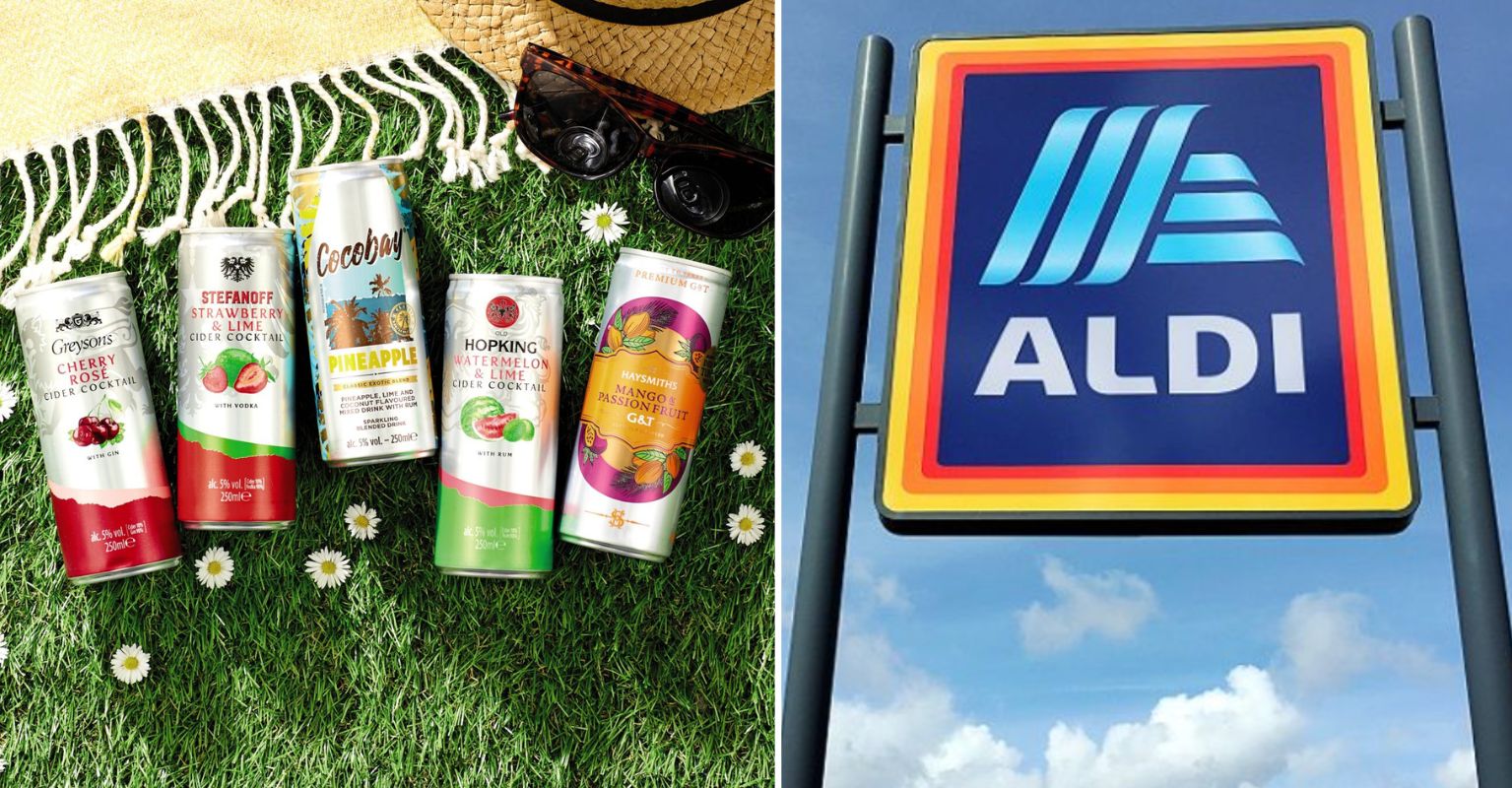 Aldi is now selling 99p cider-based cocktails in 3 refreshing flavours
