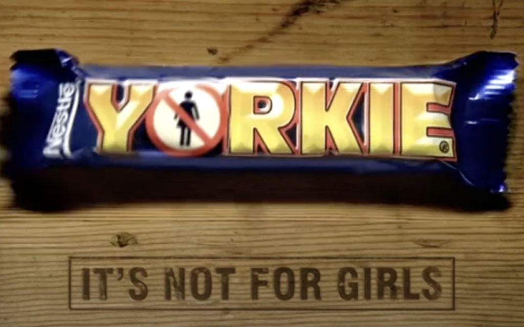 Yorkie's 2002 'not for girls' advert has resurfaced